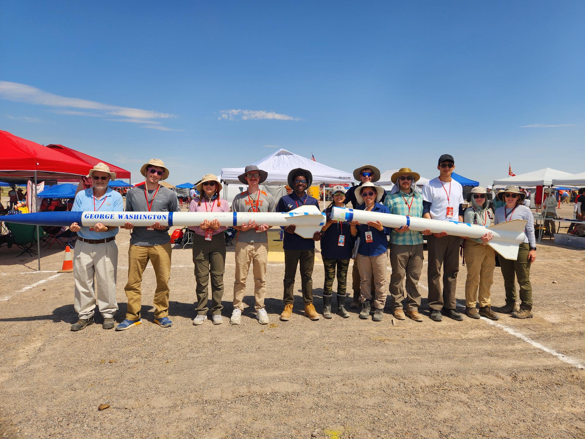 GW Rocket Team Successfully Launches Dual-Stage Rocket at 2023 ...